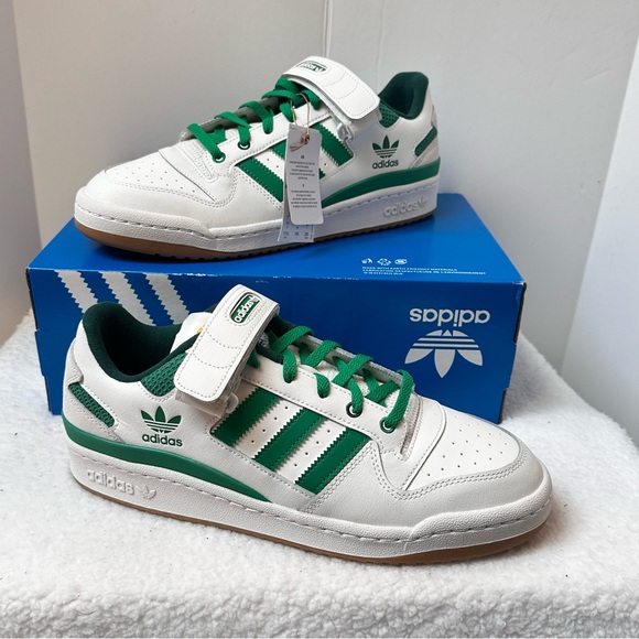 adidas | Shoes | Adidas Classic White And Green Sneakers | Poshmark